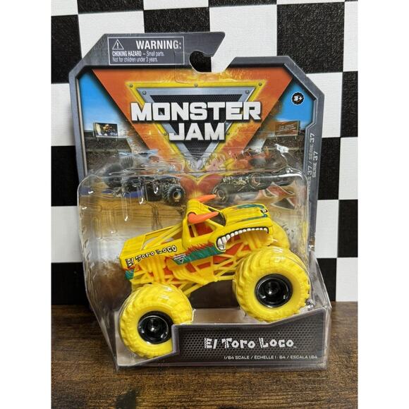 Monster Jam | Toys | Monster Jam Truck El Toro Loco 64 Series 37 Rare ...